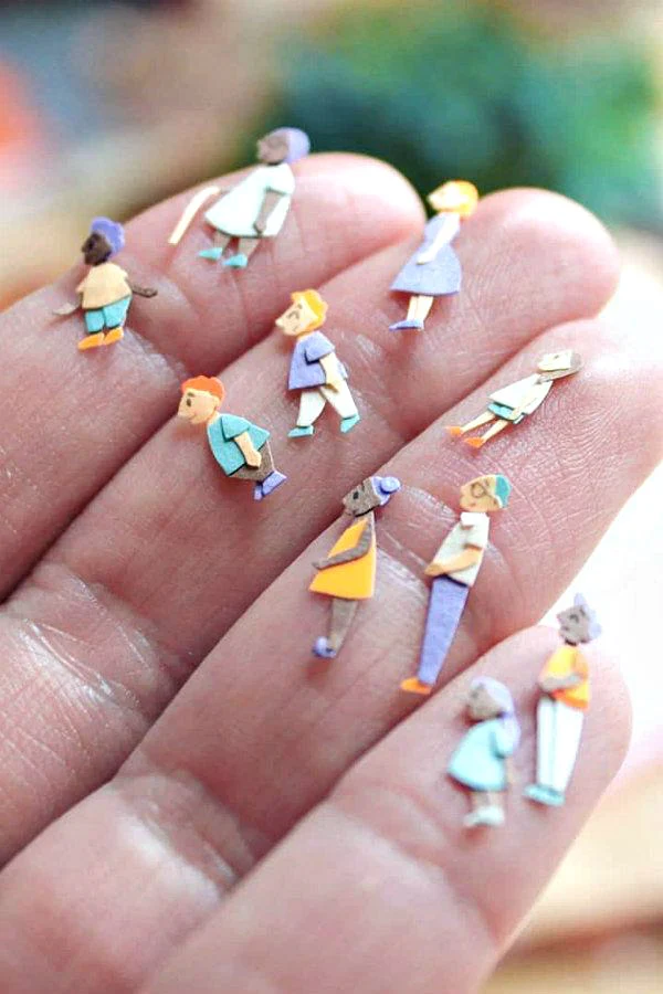 Delightfully Tiny Paper Cuttings by Laura K. Sayers