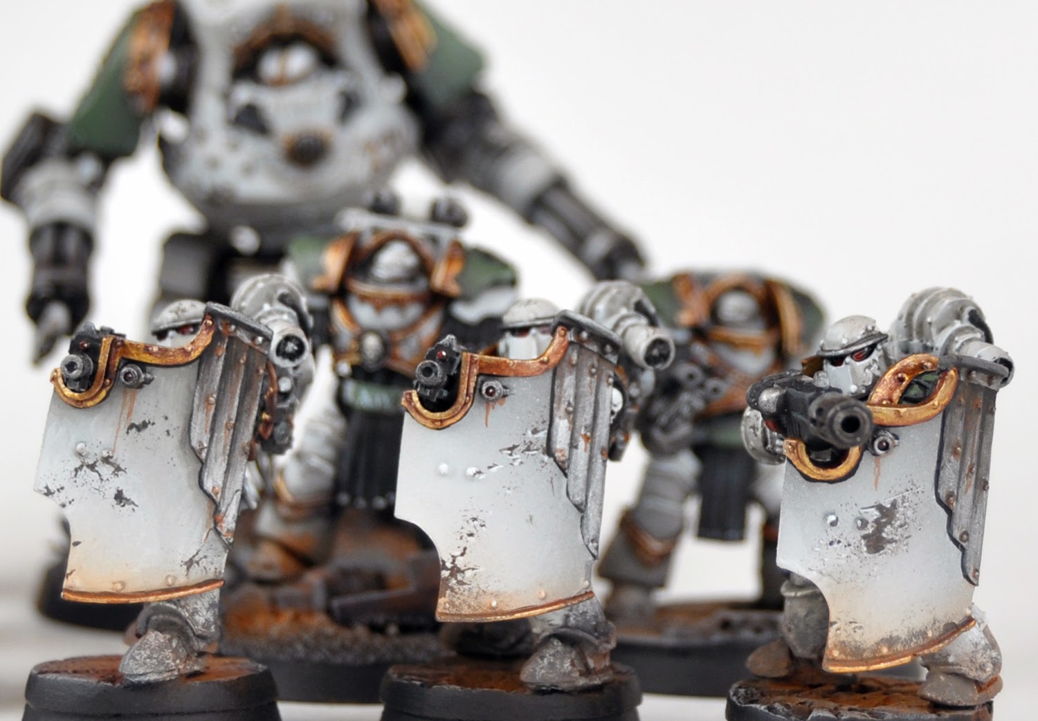 davetaylorminiatures: Horus Heresy - Death Guard Killzone team