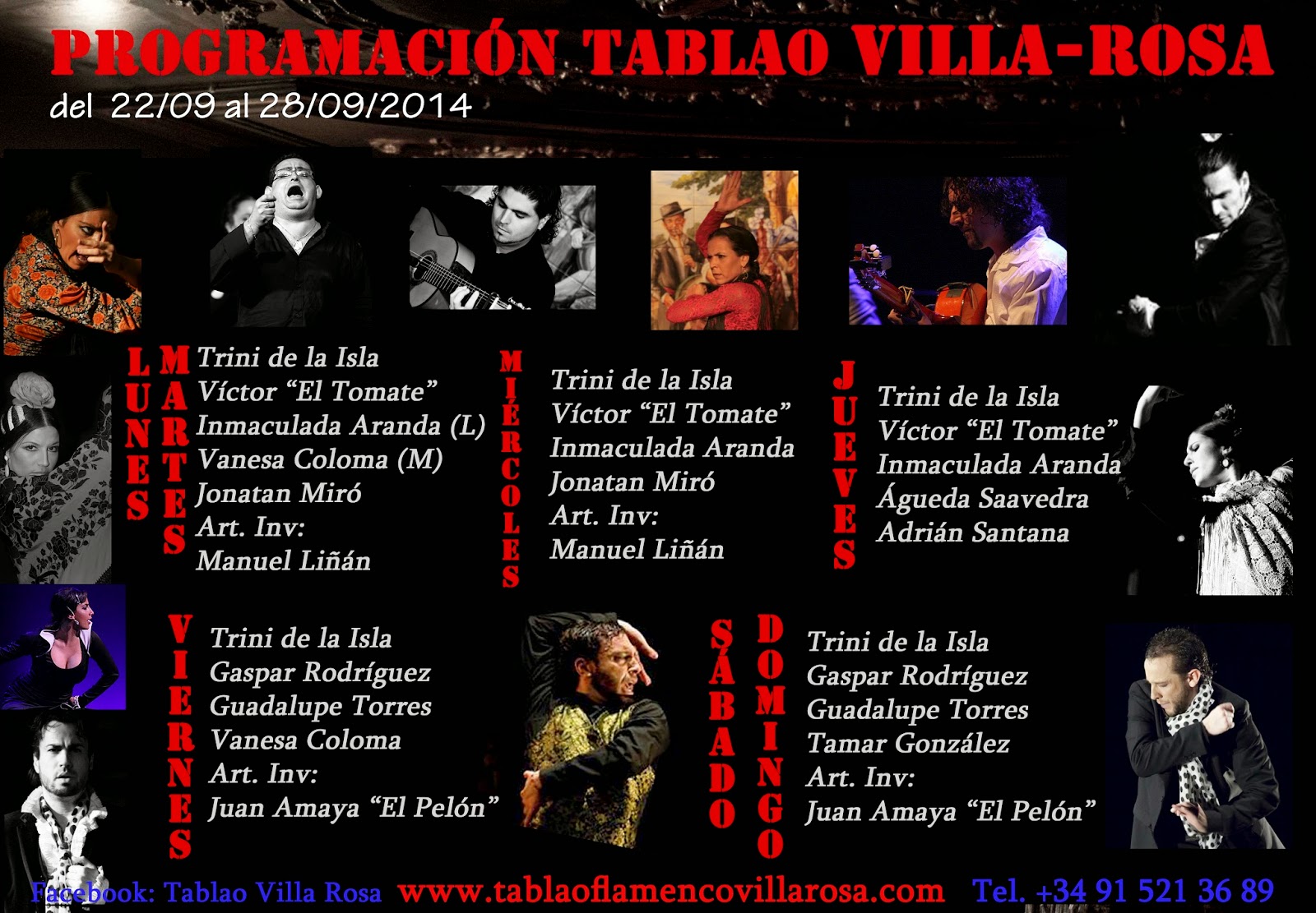TABLAO VILLA ROSA: FLAMENCO MADRID: FLAMENCO MADRID VILLA-ROSA ...