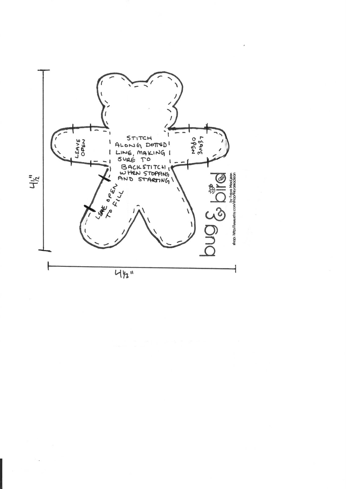 Tutorials Crafts Projects Kids Children Handmade: Sewn Climbing Bear ...