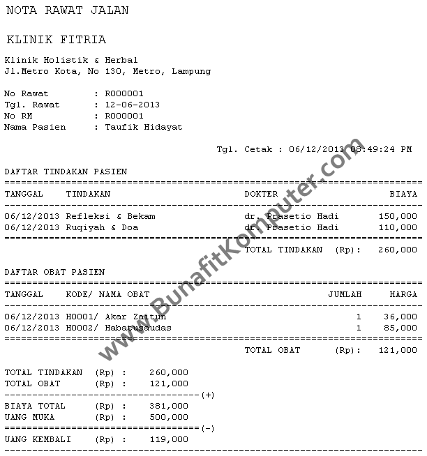 Source Code Program Klinik dan Dokter Praktek: Source Code Program ... Source Code Program Klinik dan Dokter Praktek: Source Code Program ...