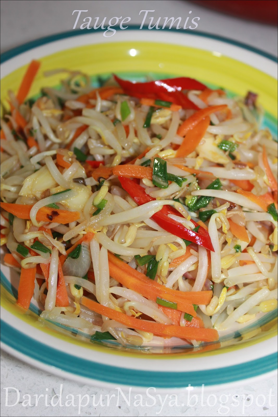 Dari Dapur NaSya: Tauge Tumis