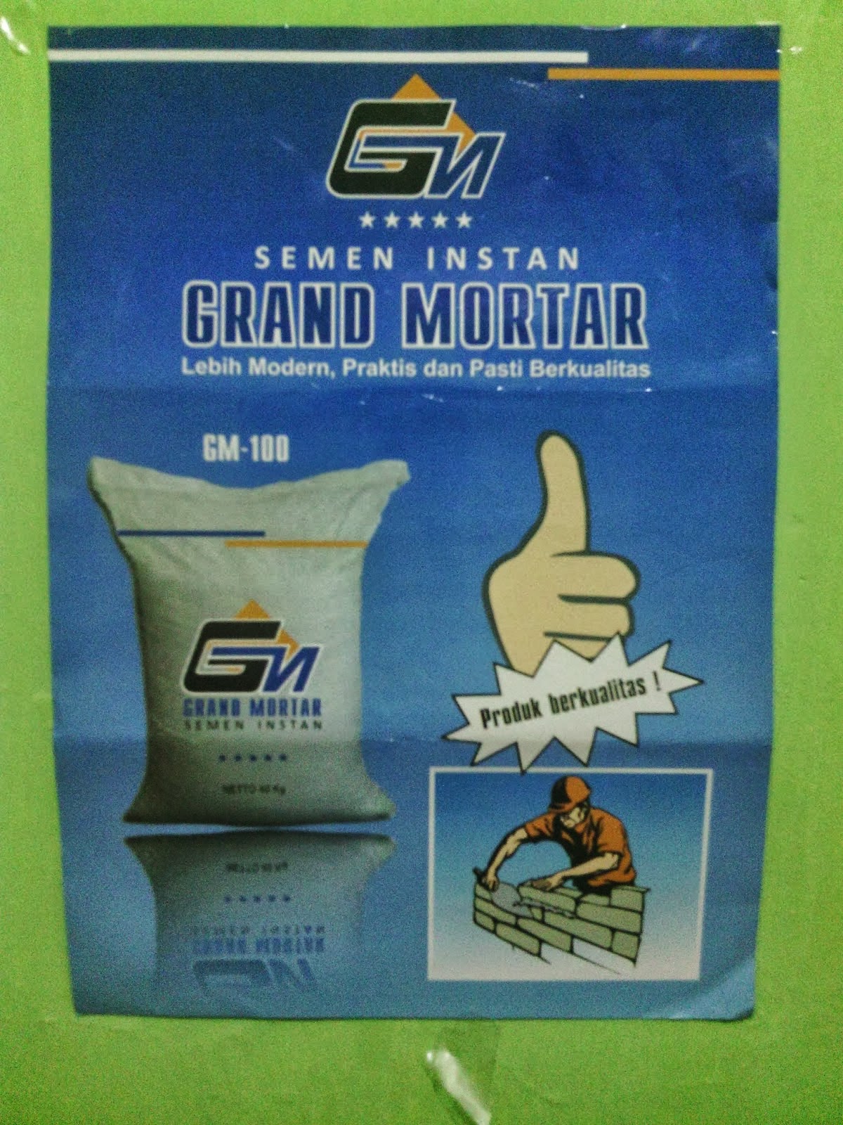 Semen Instan Indonesia: Grand Mortar Semen Instan