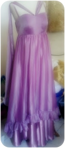 Koleksi gaun cantik: tidur, brokat, sifon, dan syahrini