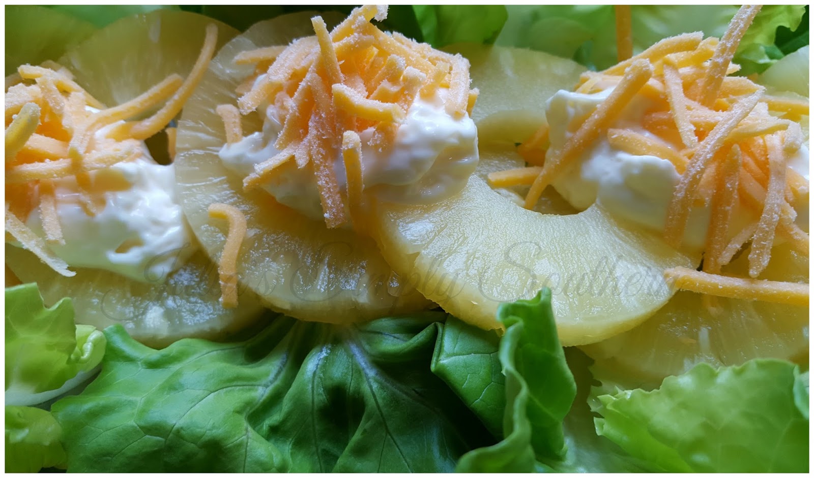 pineapple cheese mayo salad