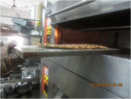 BAKING of the stencils (dead dough)