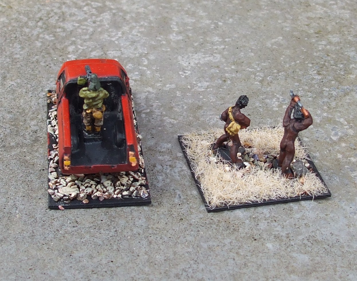 Solo Wargaming in the UK: AK47 Peter Pig Mercenaries and Militia