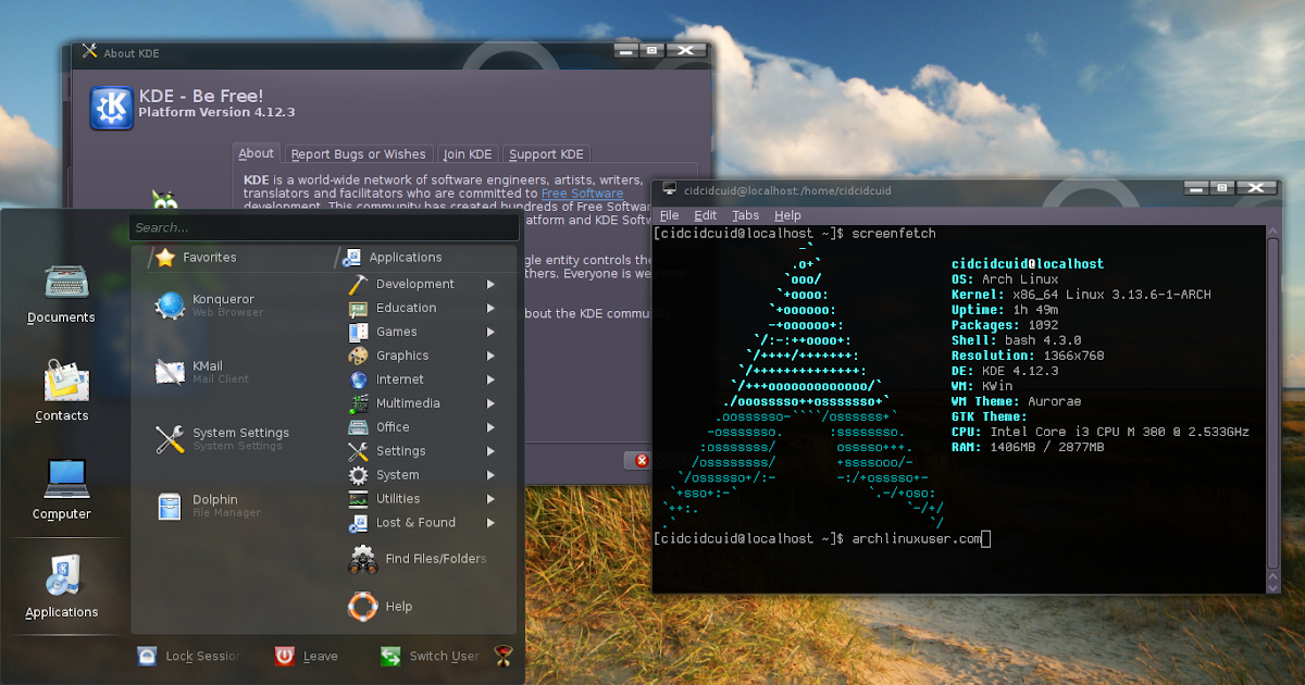 How to Install KDE Desktop Environment on Archlinux