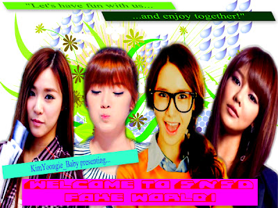 Welcome to SNSD fake world!: Welcome to SNSD fake world!