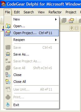 Kode Delphi: Membuat Project Delphi dengan CodeGear Delphi | Pemrograman Delphi