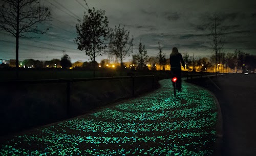 The Presurfer: Solar-Powered, Glow In The Dark Bicycle Path Opens In ...