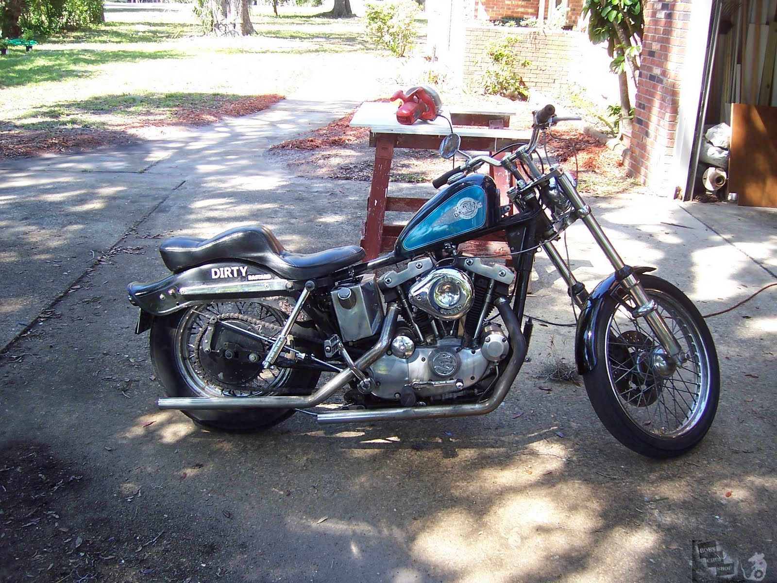 BOBS CHOP SHOP: FINALLY BACK FROM NY! 1973 HARLEY SPORTSTER IRONHEAD ...