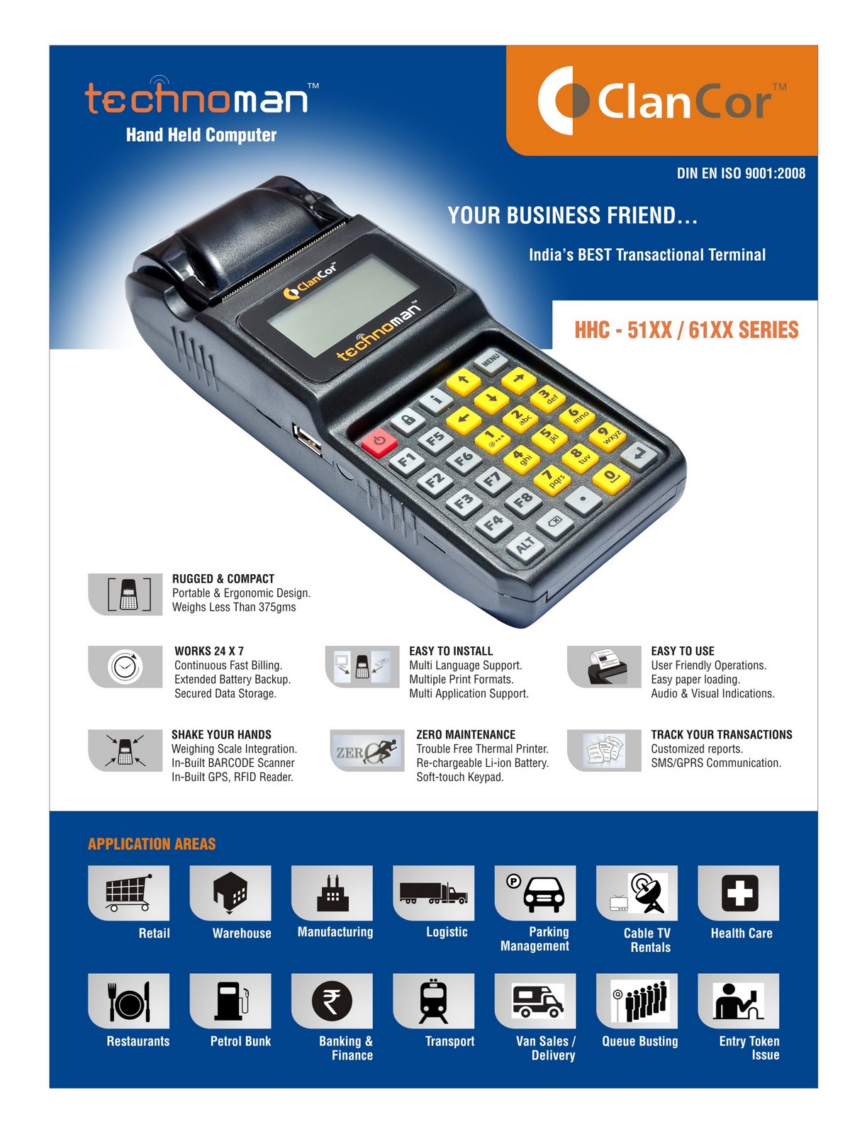 Clancor: Bus Ticketing Machine With GPRS