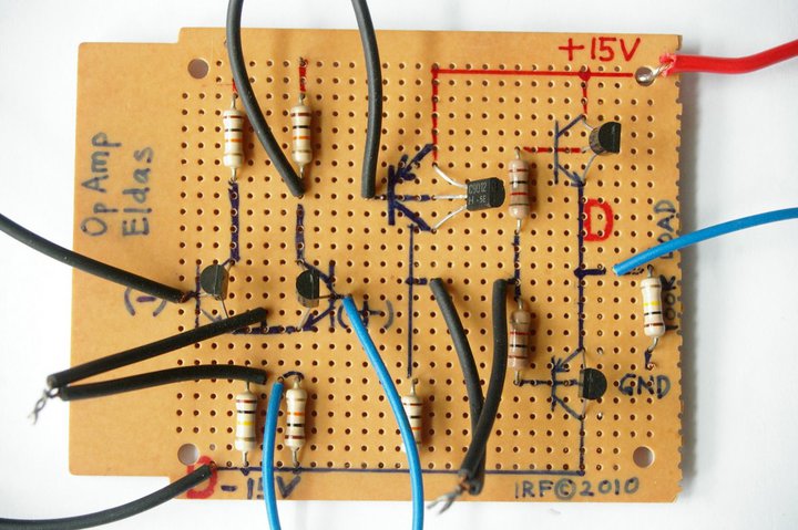 Hobi Mikro: Membuat op amp dengan transistor 9012 dan 9013