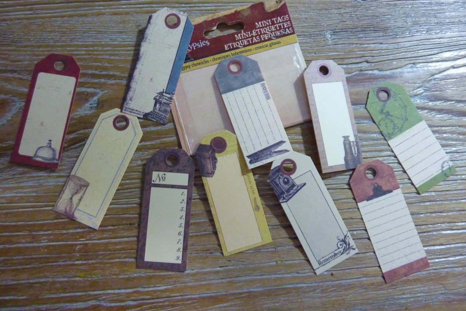 Artful Play: New Mini Tags - "Footloose"