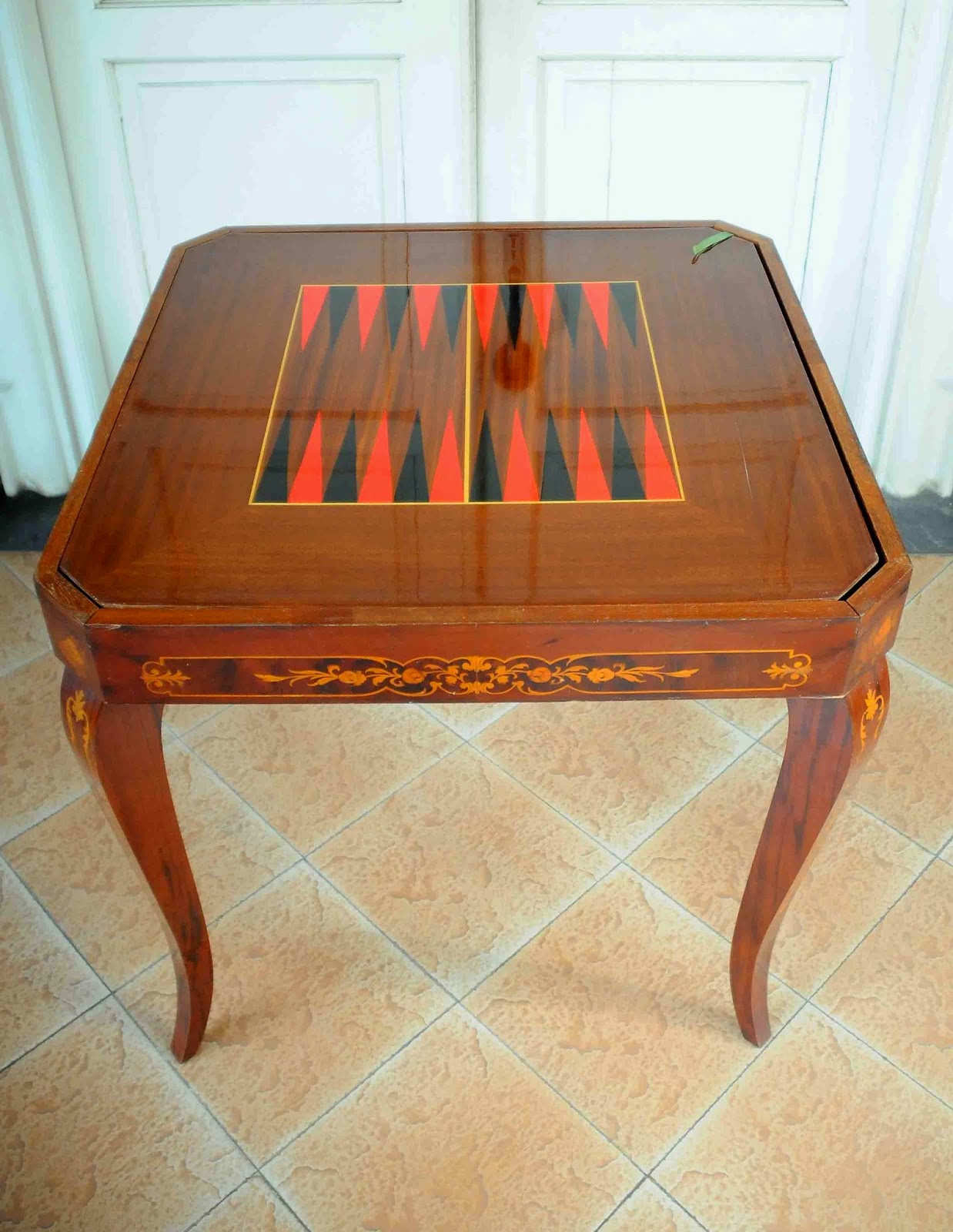 Old Vintage Gallery: Antique Roulette Games Table - Made in Italy