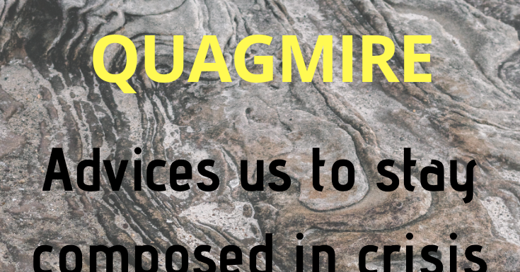 Aura Of Thoughts: Q - QUAGMIRE - Lessons from #NatureRepository