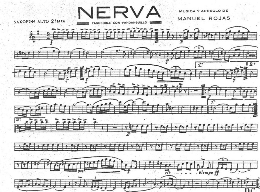 adoramos la musica: PARTITURA DEL FAMOSO PASODOBLE "NERVA"