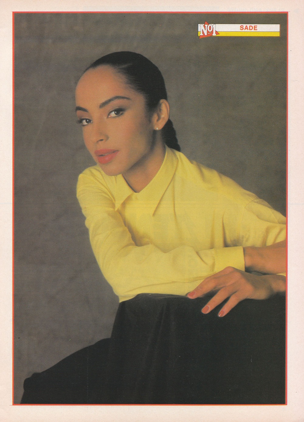 Top Of The Pop Culture 80s: Sade Number One Magazine 1984