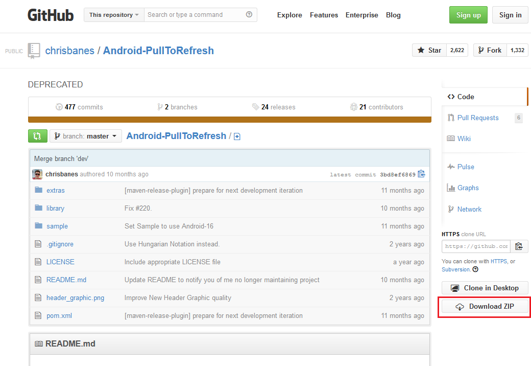プログラミング試行部屋: PullToRefreshで下からの引っ張りにも対応する（導入編）