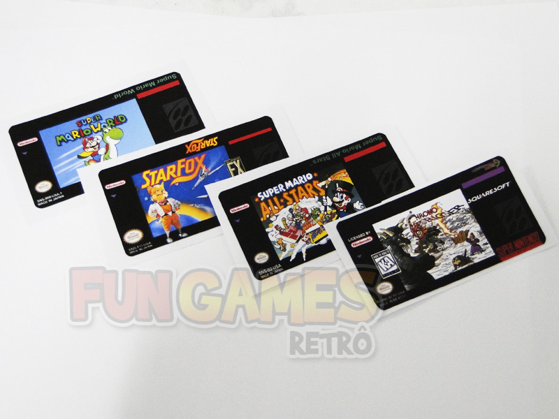 FUN GAMES RETRO: Label Snes