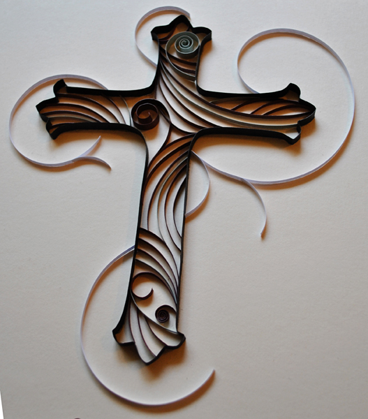 My Name is Eileen: Quilled Cross