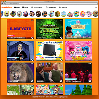 NickALive!: Nickelodeon Russia Relaunches Website with New Look and Feel