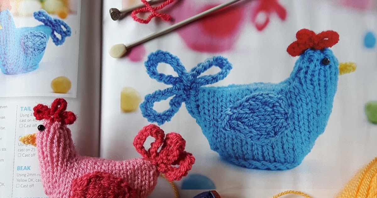 Knit for Victory: Let's Knit knitted chickens!