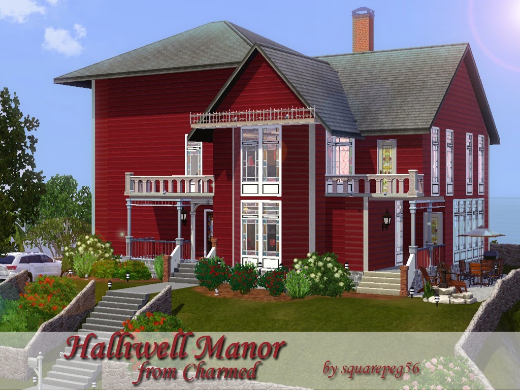 Sims and Just Stuff: Halliwell Manor from Charmed by squarepeg56
