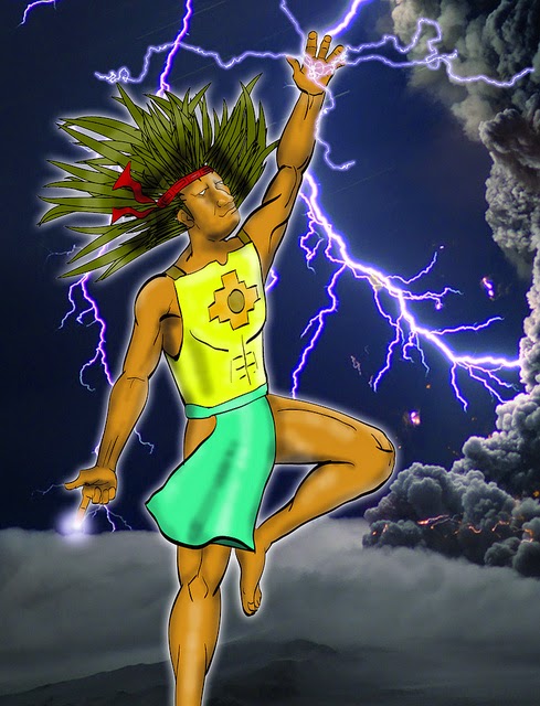 DEJEMOS QUE CORRA EL AIRE: MITOLOGIA INCA..........ILLAPA