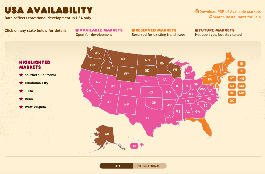Dunkin Donuts Location Map | Dunkin’ Locations – RDPI