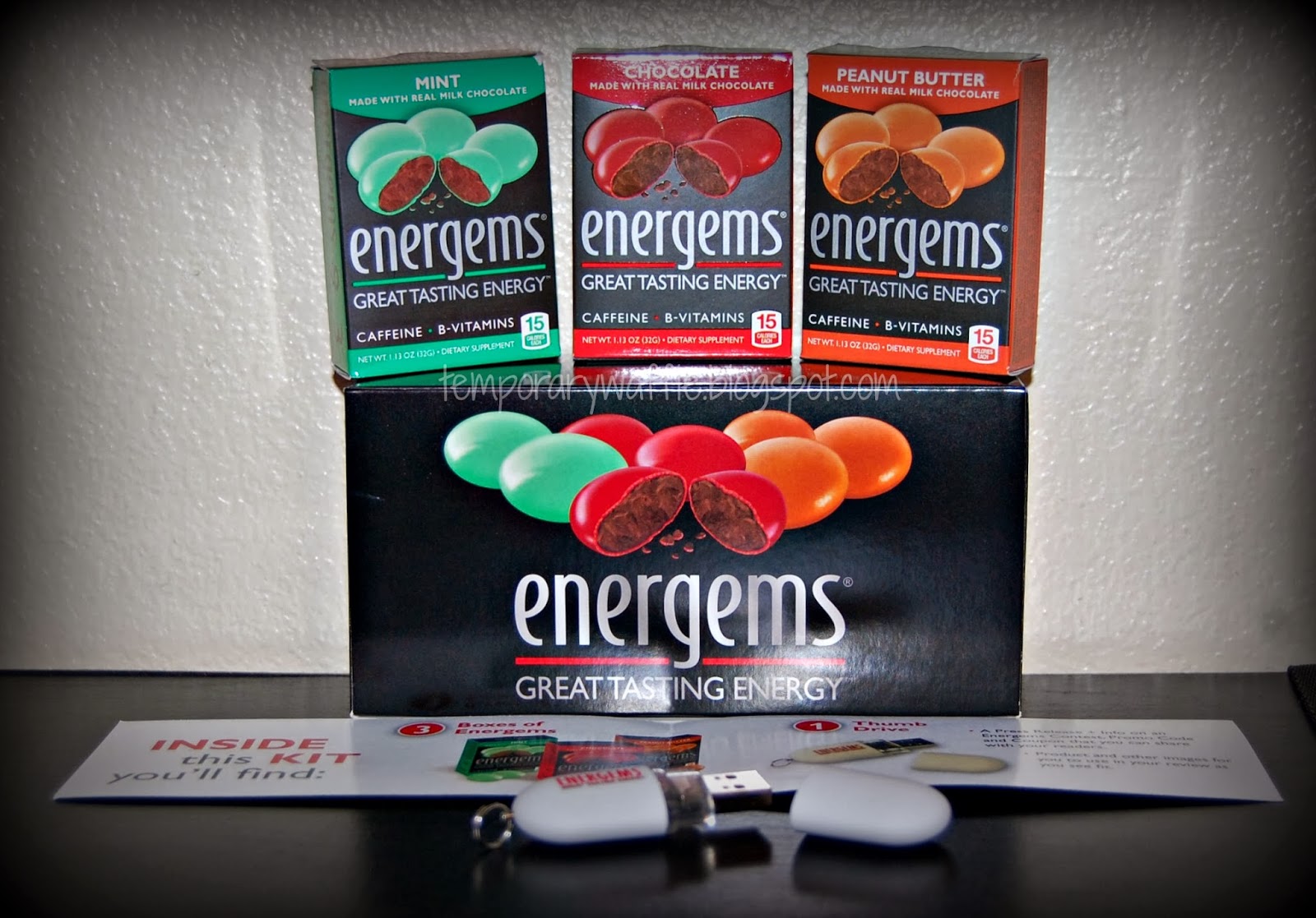 Temporary Waffle: Energems Great Tasting Energy Review