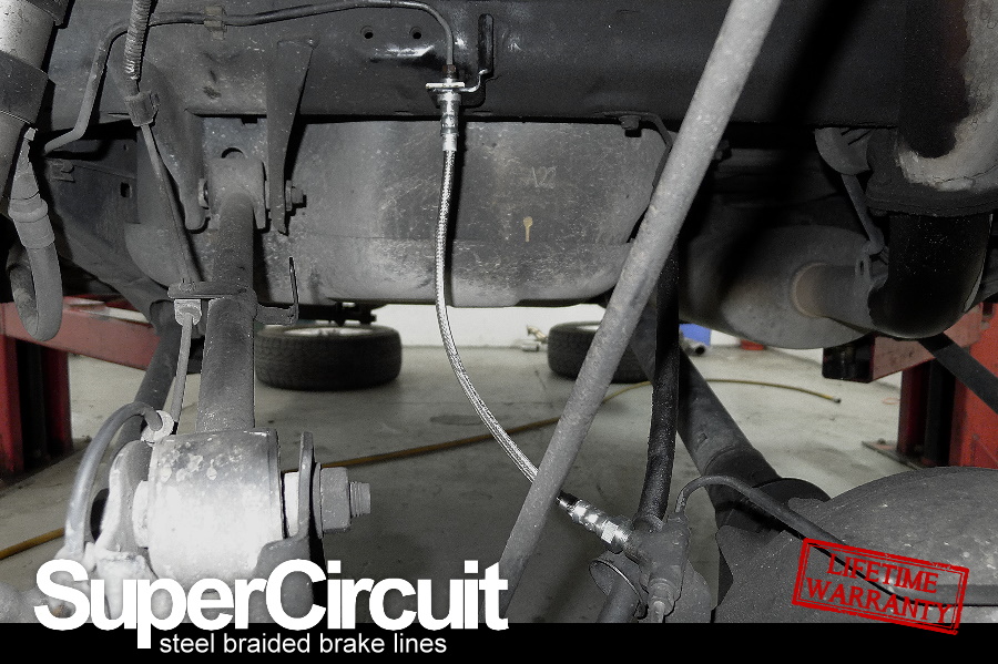 SUPERCIRCUIT Steel Braided Brake Lines: Toyota Land Cruiser 100 Series ...