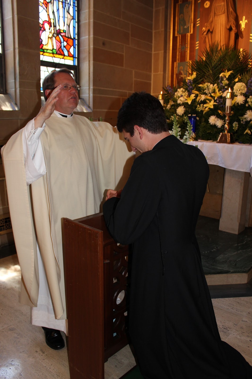 My Catholic World as seen thru My Camera: 6.1.2013 First blessing from ...