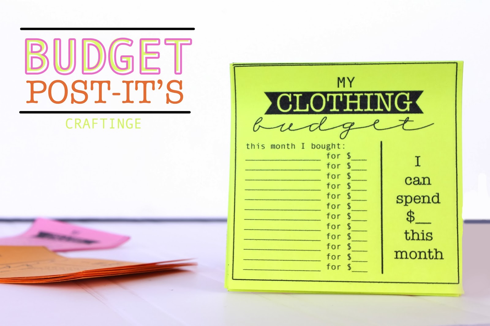 Crafting {E}: Budget Post it Notes