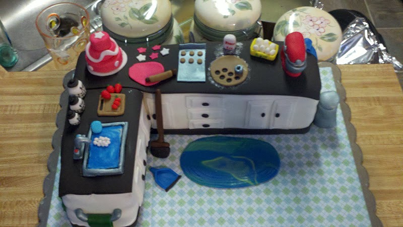 Intentionally Living...: Kitchen Themed Cake