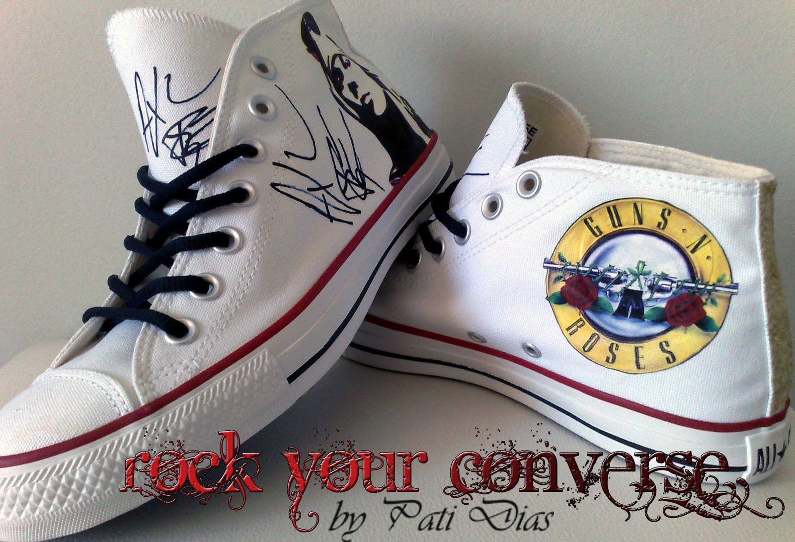 Converse All Star Customizado - Rock Your Converse!: Axl Rose (Guns N ...