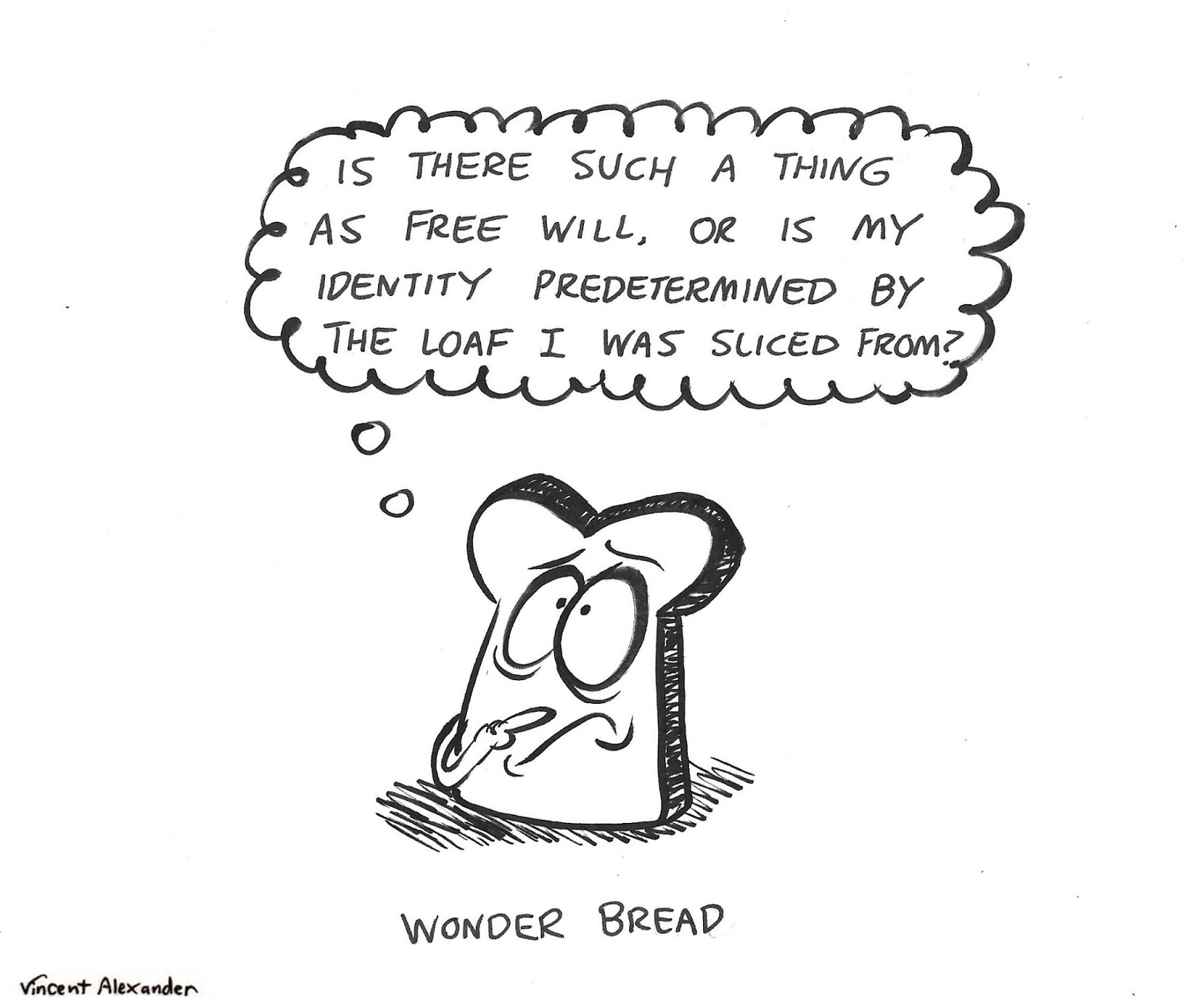 Vincent Alexander Cartoons: Wonder Bread