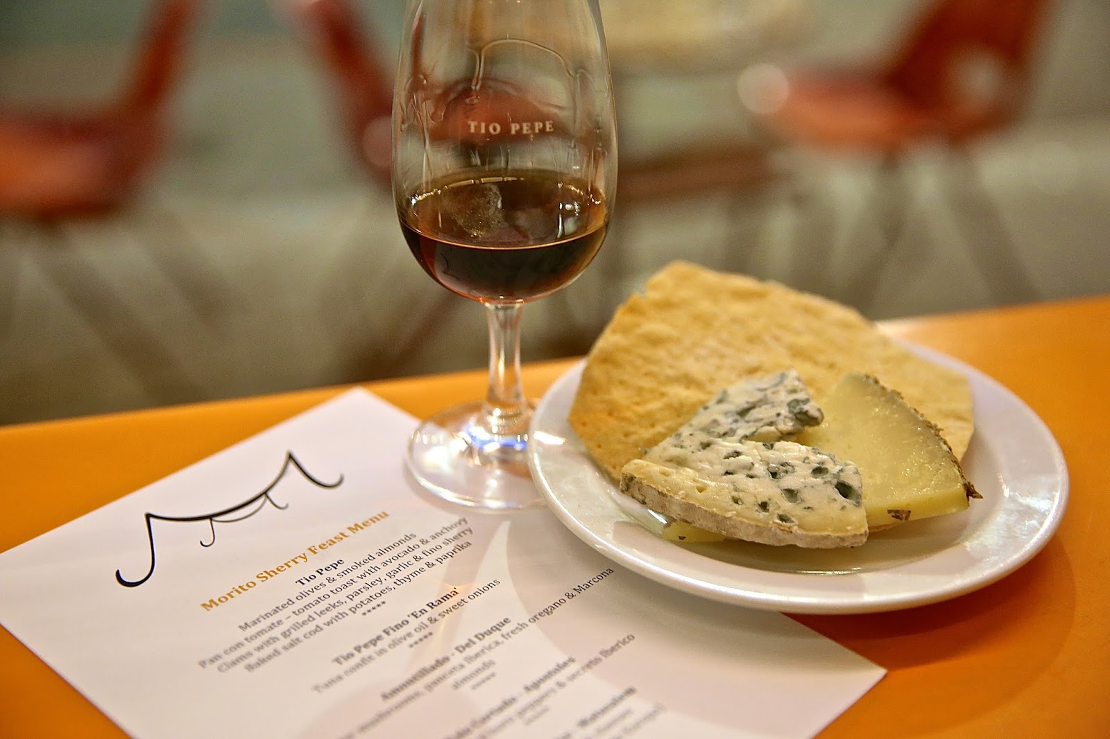 The London Foodie: Gonzalez Byass Sherry Feast Menu at Morito