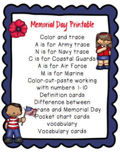 Memorial Day Printable Preschool Printables memorial-day-printable-preschool-printables