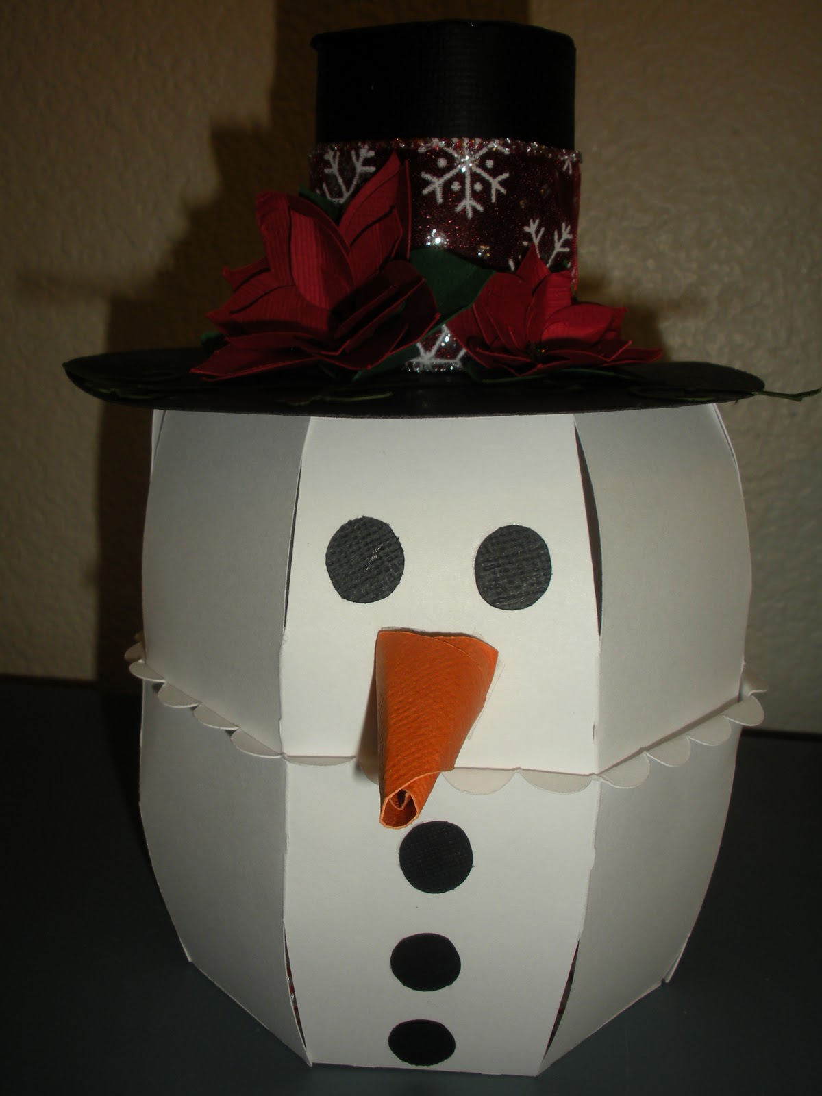 Jenn's Paper Crafts: Snowman gift box