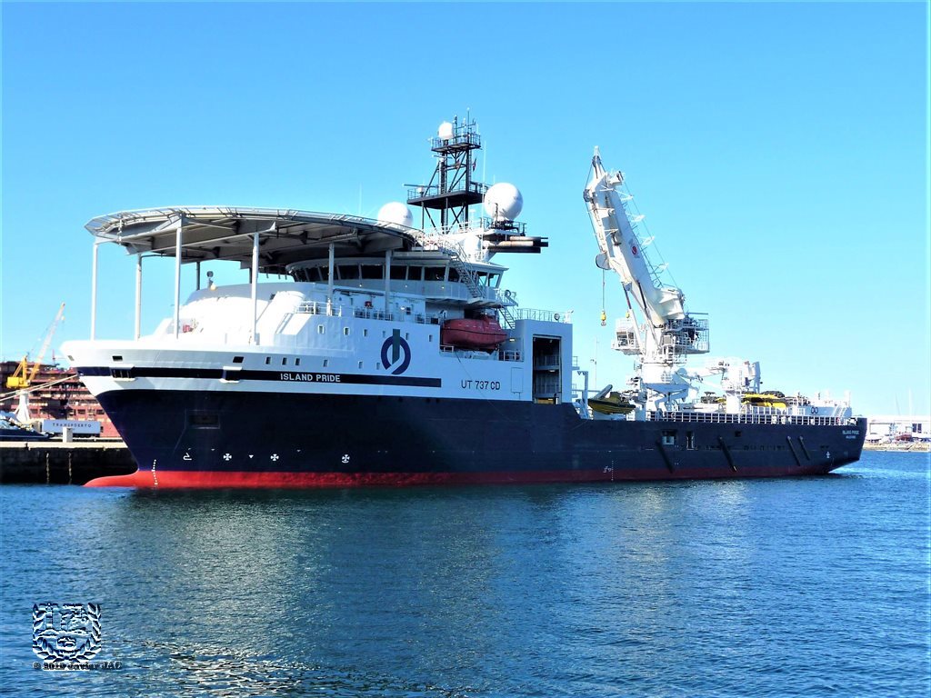 Observador de buques shipspotter en Vigo: “MV ISLAND PRIDE“ Buque ...