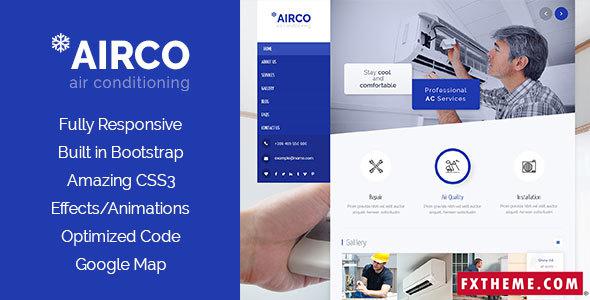 Jojo Jirou Airco - Air Condition and Heating HTML Template air ...