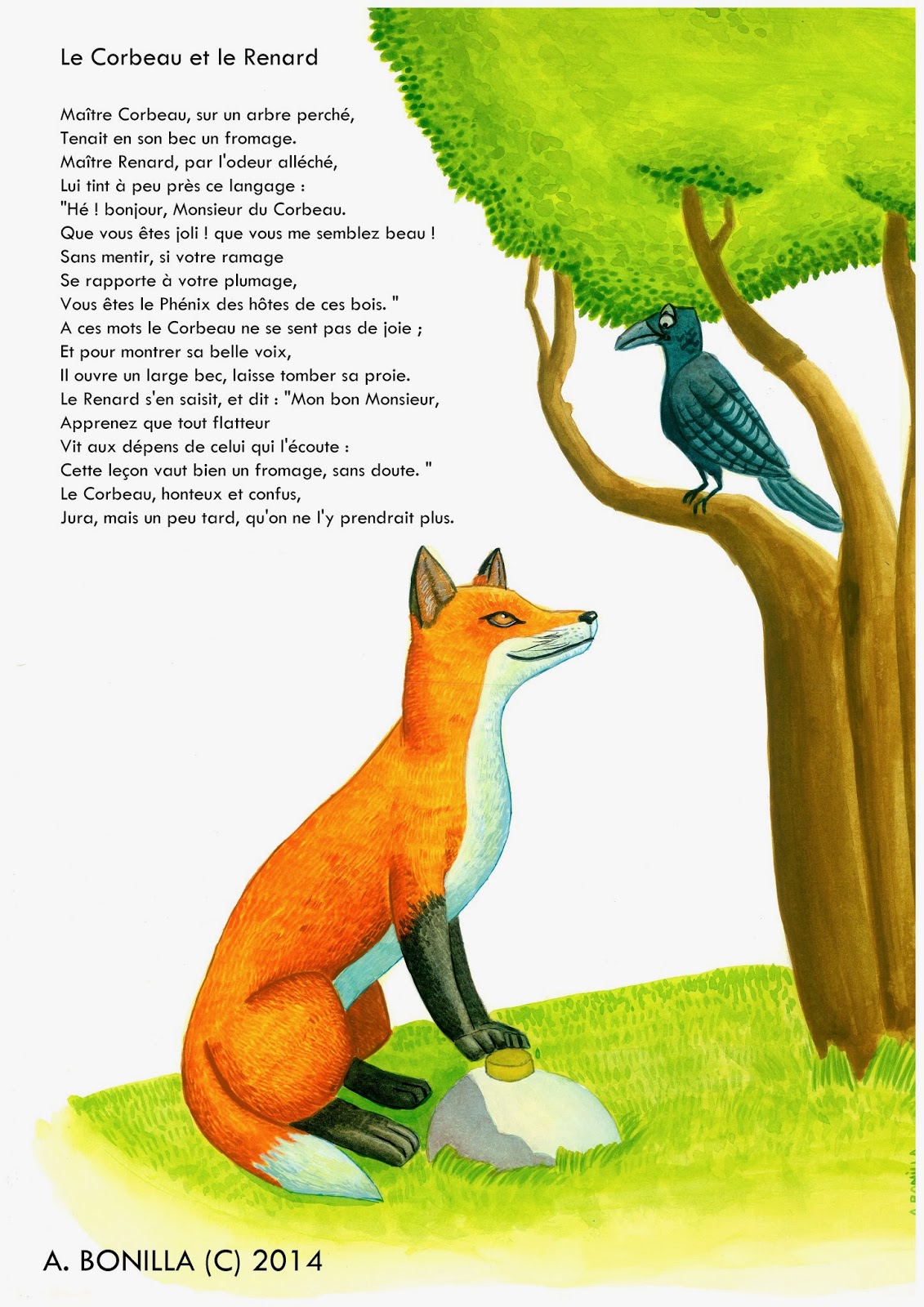 el viaje a Fantasia: Le Corbeau et le Renard