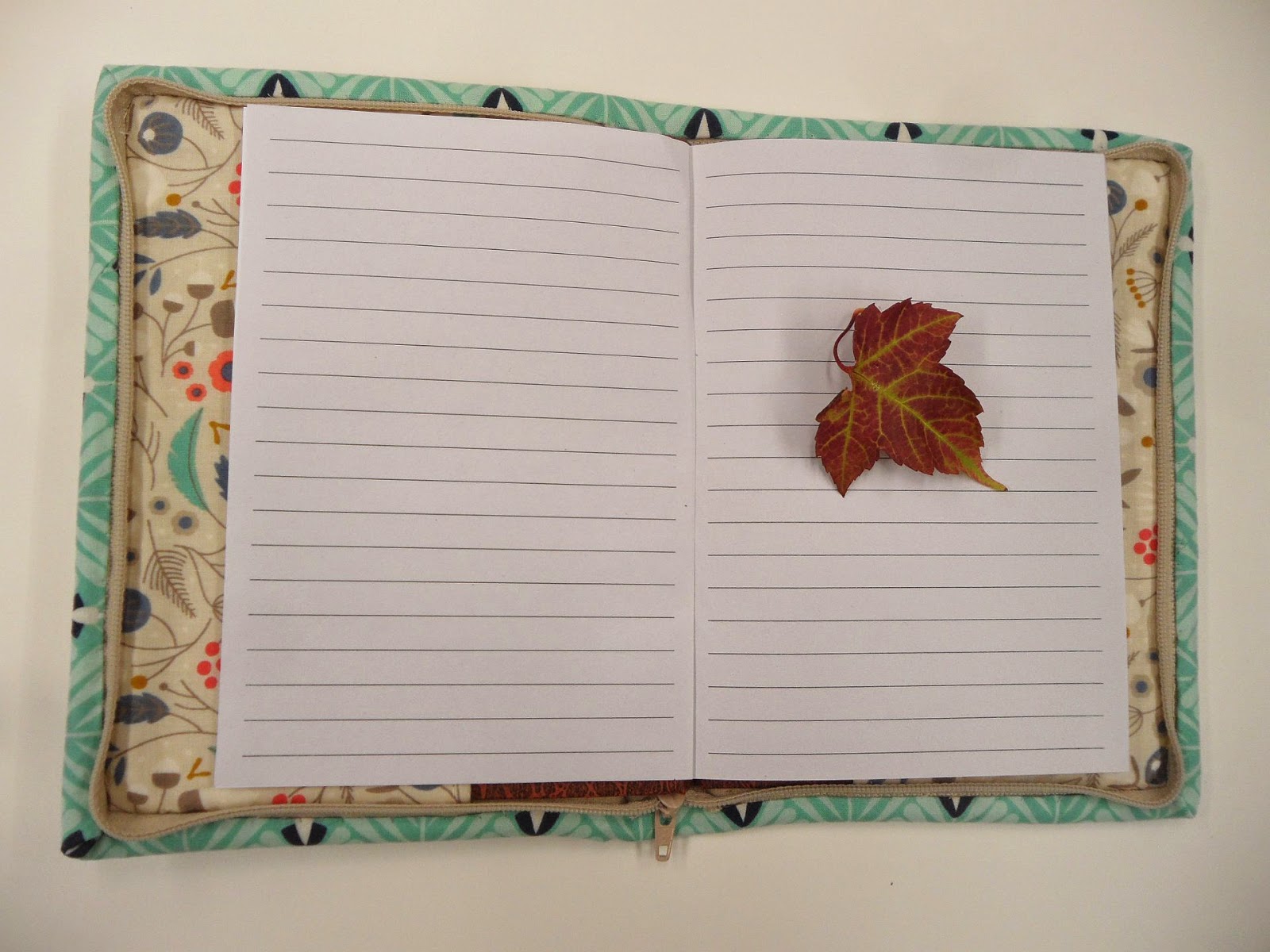 Blueberry Patch: Zippered covered journals... A tutorial-ish