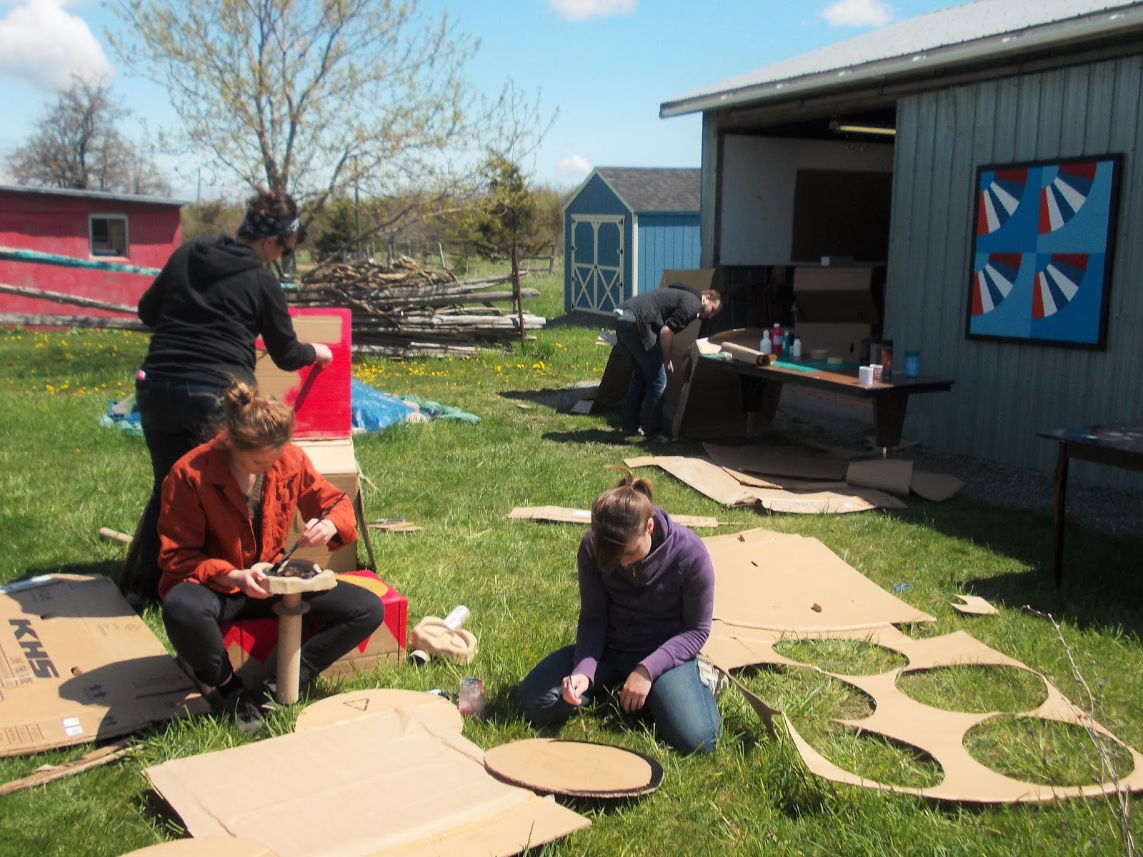 meet me at the silo: Cardboard Camp