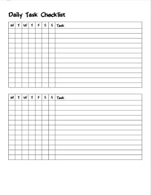 Becky's Free Printables: Home Organization Printables