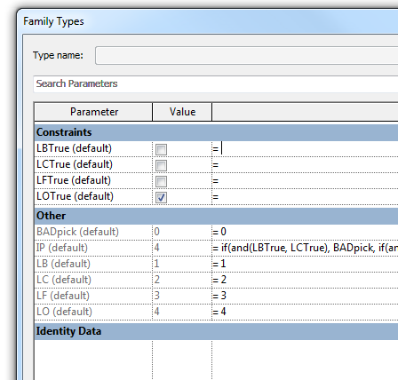 CAD Shack: Blunt Force Revit Formulas