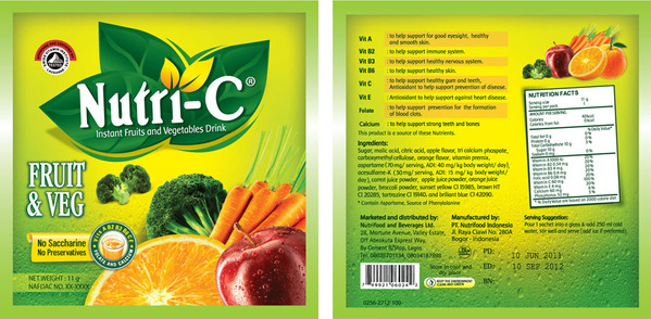 FAB PRODUCTS & SERVICES: AMILA OR NUTRI C