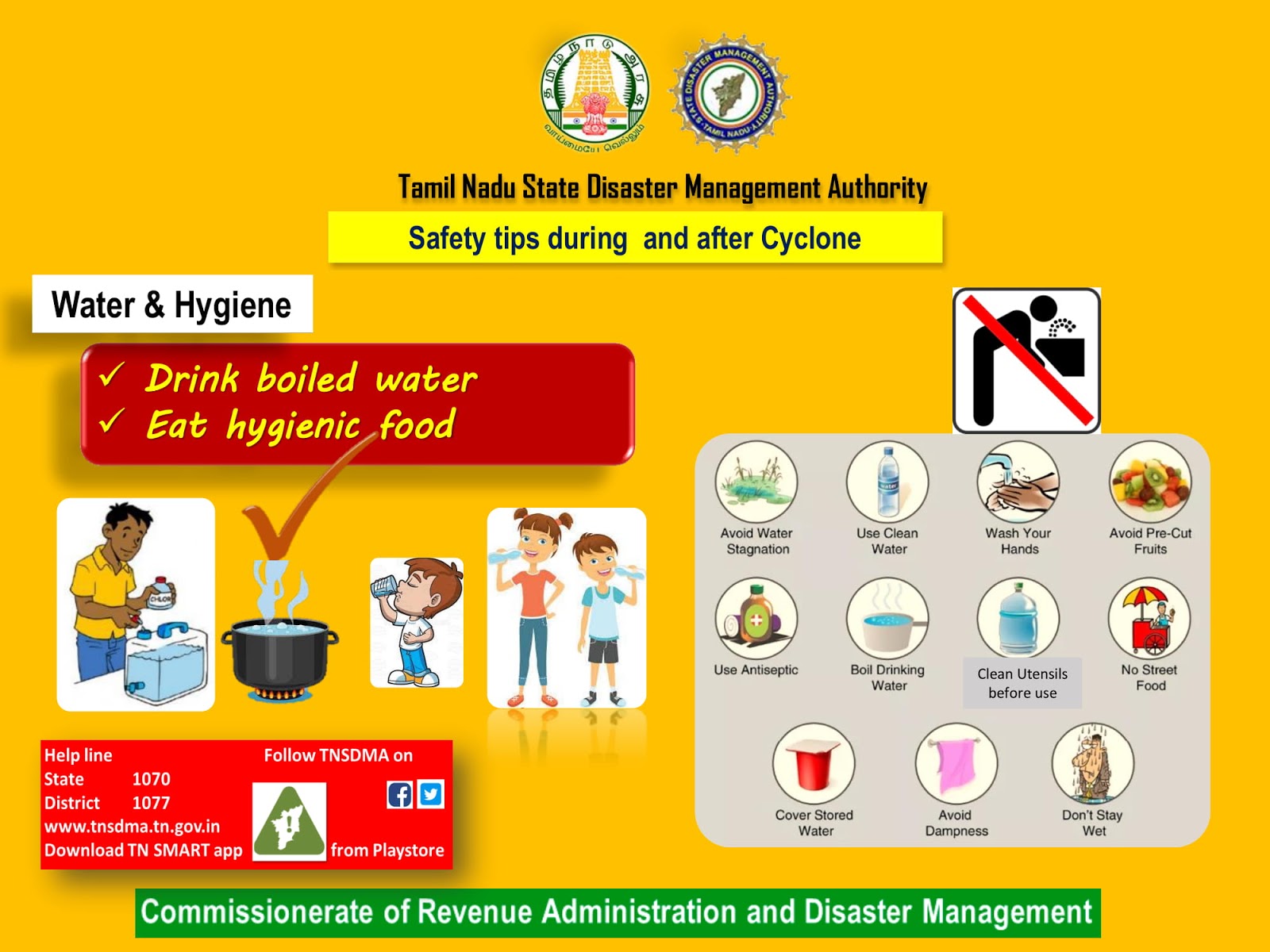 .: Safety guidelines for Cyclone effects